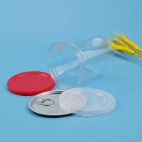 China Easy Open 450ml Aluminium Lid 30G Plastic Food Cans for sale