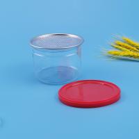 China Lightweight Recyclable 450ml Plastic Food Cans for nuts beans for sale