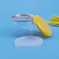 China Food Grade 300ml PET Honey Tin Plastic Food Cans for sale