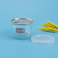 China Food Grade 300ml PET Honey Tin Plastic Food Cans for sale