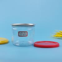 China 340ML Peanuts Plastic Food Cans With Aluminum Easy Open End for sale