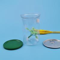 China 0.6l Transparent 43G Plastic Nuts Easy Open Food Can for sale