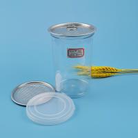 China 0.6l Transparent 43G Plastic Nuts Easy Open Food Can for sale
