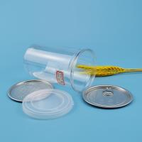 China 0.6l Transparent 43G Plastic Nuts Easy Open Food Can for sale