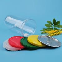 China Clear Round Honey 750ML Easy Open Plastic Food Cans for sale