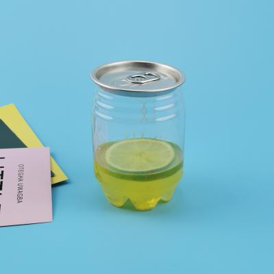 China Custom Printing Soda​ 57mm 250ml Plastic Juice Bottles for sale