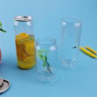 China 0.5L BPA Free 160mm 18oz Soda Juice Plastic Beverage Jar for sale