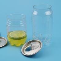 China 650ml Transparent Soft Drink Soda Plastic Beverage Cans for sale