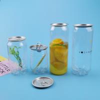 China 250ml 12oz 16oz 160mm Easy Open Plastic Beverage Cans for sale