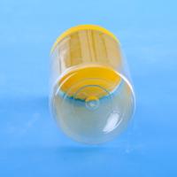 China 900ML Screwed Capped Plastic Round Plastic Screw Cap Jars for sale