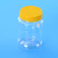China PET 36g Peanut 380ml Childproof Plastic Screw Cap Jars for sale