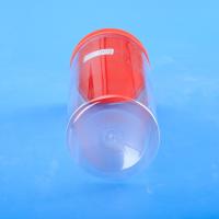 China PET 1.1L 38oz Clear Plastic Candy Jars With Lids for sale