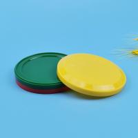 China 53mm Aluminum Tinplate Can Food PE Plastic Lids for sale