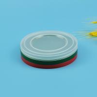 China 83mm Flat Paper LDPE Cylinder Tube PE Plastic Lids for sale