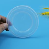 China 83mm Flat Paper LDPE Cylinder Tube PE Plastic Lids for sale