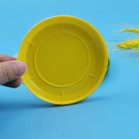 China 83mm Flat Paper LDPE Cylinder Tube PE Plastic Lids for sale