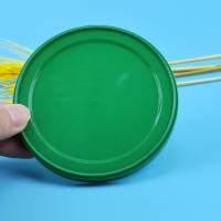 China 83mm Flat Paper LDPE Cylinder Tube PE Plastic Lids for sale