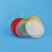China Tin Can 52mm 153mm PE Round Plastic Lids For Machine Operated for sale