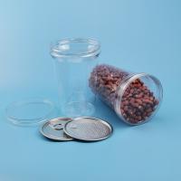 China PET Transparent 27oz 800ml Screwed Plastic Food Jars for sale