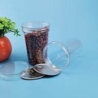 China PET Alu Easy Open FDA 800ml Plastic Food Jars for sale