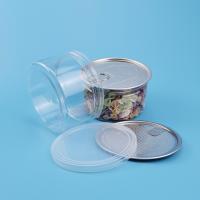 China PET Food Sealed 0.5l 32g Clear Plastic Food Jars for sale