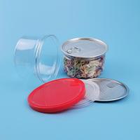 China PET Food Sealed 0.5l 32g Clear Plastic Food Jars for sale