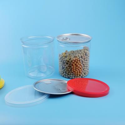 China SGS Food Grade PET Airtight Anti Leak Plastic Food Jars for sale