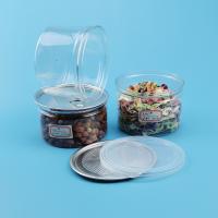 China 0.4L 0.5L Easy Open End PE Cap Plastic Food Jars for sale
