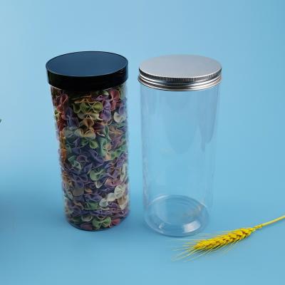 China 85mm Screw Cap 1200ML PET Plastic Screw Cap Jars for sale