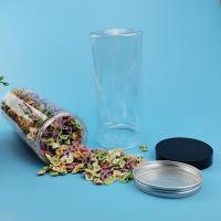 China 78mm FDA Tested Screw Flower Tea Plastic Food Jars for sale