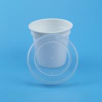 China FDA Eco Friendly 450ml PP Plastic Sauce Cups With Lids for sale
