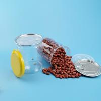 China Airtight PET 0.5L Transparent Biscuits Plastic Food Jars for sale
