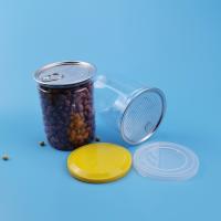 China Airtight PET 0.5L Transparent Biscuits Plastic Food Jars for sale