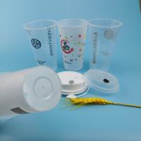 China 500ml 16oz Matte PP BPA Free Boba Plastic Cup for sale