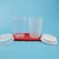 China 500ml Plastic Bubble Tea Cups for sale