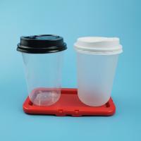 China U Shaped Clear 700ml PP Disposable Bubble Tea Cups for sale
