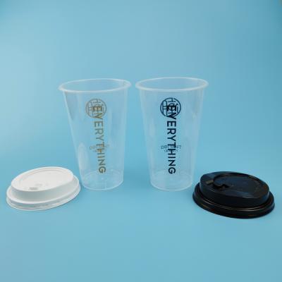 China Injection 500ml 120 Degree Disposable Bubble Tea Cups for sale