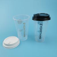 China Injection 500ml 120 Degree Disposable Bubble Tea Cups for sale