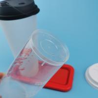 China 650ml Food Grade 90mm Disposable Bubble Tea Cups for sale