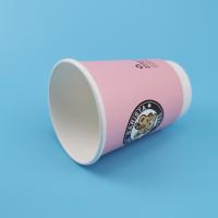 China 12oz Hot Coffee 89MM Disposable Bubble Tea Cups for sale