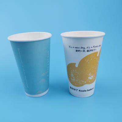 China Customized 9Oz FDA Tested  Food Grade Thick Paper Cups for sale
