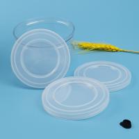 China Clear Recycling Embossed Resuable 73mm PE Plastic Lids for sale