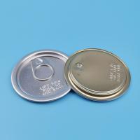 China 206 Full Open Aluminum EOE 0.245mm Easy Open Can Lids for sale