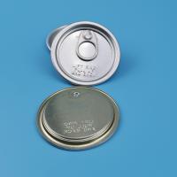 China 206 Full Open Aluminum EOE 0.245mm Easy Open Can Lids for sale
