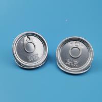China 206 Full Open Aluminum EOE 0.245mm Easy Open Can Lids for sale