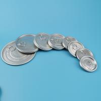 China Ardboard Tube Aluminum EOE 126.5mm Tin Can Lids for sale