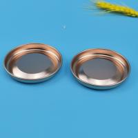 China 150mm Wine Paper Tube Rose Gold Gloss Tinplate Lid for sale