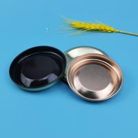 China Customized Logo Stretch Rose Gold 150mm Tinplate Lid for sale