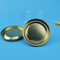 China Gloss Tinplate Metal Red Wine Tube Canned Food Lid Covers for sale