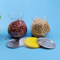 China Empty Ring Pull Tab Lids 30g 650ML Plastic Food Cans for sale
